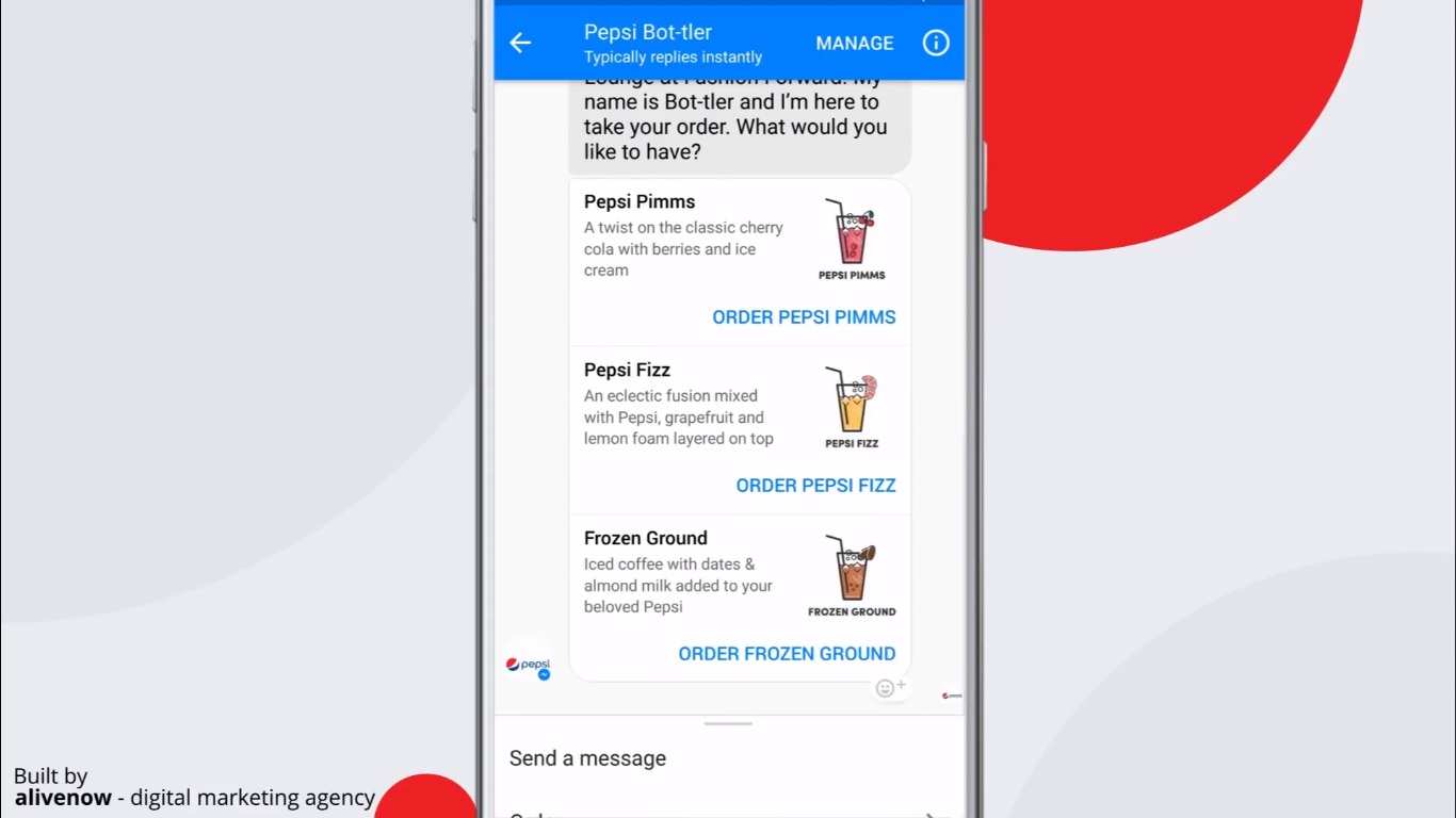 Pepsi'den İçecek Siparişi Vermeye Yarayan Chatbot | Pazarlamasyon